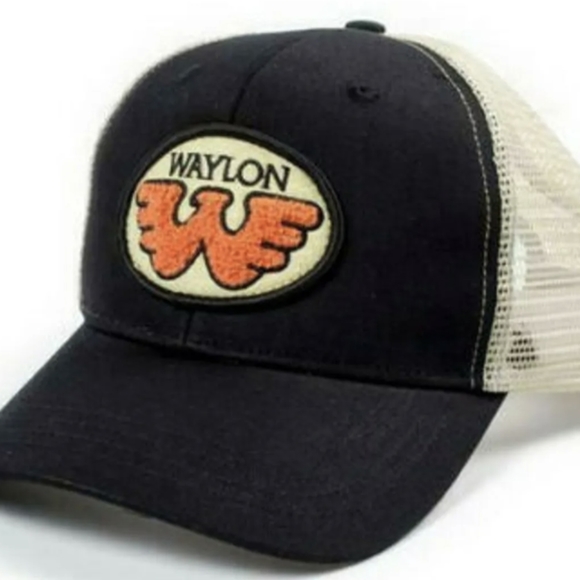 Accessories | Waylon Jennings Patch Truckers Hat Osfm Vintage Style ...